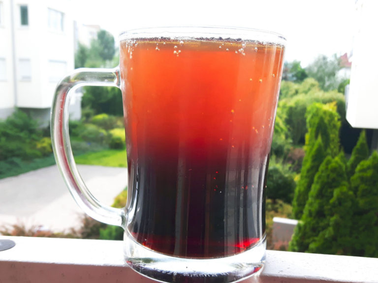 Piwo rżnięte, czyli řezané pivo pół na pół ciemne z jasnym